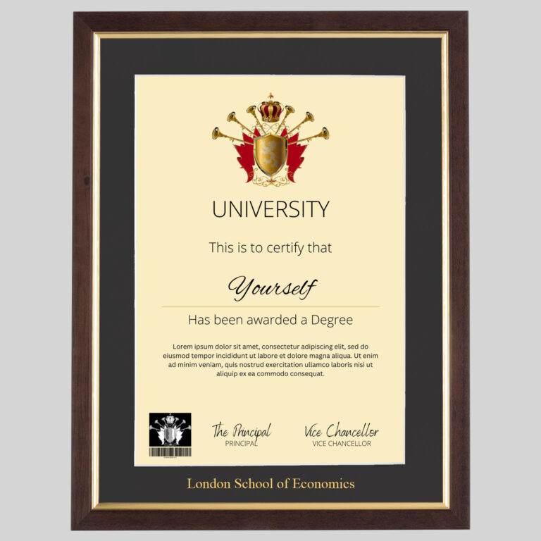 A4 Certificate Frames | Professional Framing Company